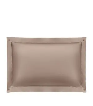 Gingerlily Silk Mocha Oxford Pillowcase - Brown