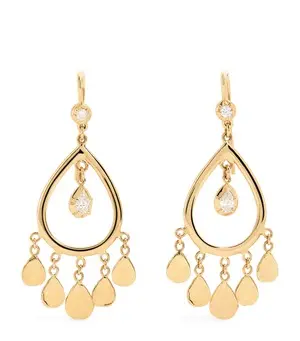 Jacquie Aiche Sophia Shaker Earrings - Gold
