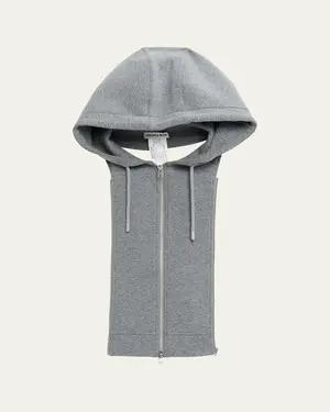 Veronica Beard Oversized Hooded Dickey - Grey Melange