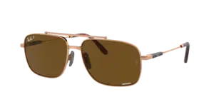 Ray-ban Michael Titanium Sunglasses - Brown