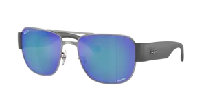 Ray-ban Ray-Ban Chromance Sunglasses Polarized Grey Mirror Blue