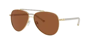 Michael Kors Aviator Sunglasses - Brown Solid