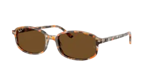 Ray-ban Full Rim Sunglasses - Brown Polarized