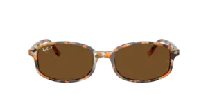 Ray-ban Full Rim Sunglasses - Brown Polarized