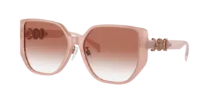 Versace Full Rim Sunglasses - Clear Gradient Red