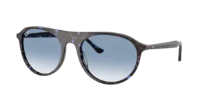 Ray-ban Full Rim Sunglasses - Clear Gradient Blue