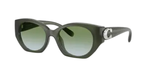 COACH Cat Eye Sunglasses - Moss Aqua Gradient