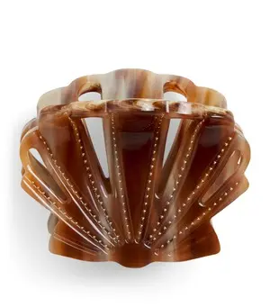 Zimmermann Acetate Shell Claw Clip - Brown