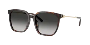 Tiffany & Co. Havana Square Frame Sunglasses - Grey Gradient