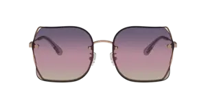 COACH Rose Gold Frame Sunglasses