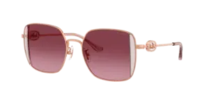 COACH Square Frame Sunglasses - Berry Gradient