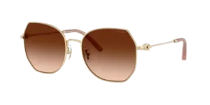 COACH Octagon Frame Sunglasses - Brown Gradient