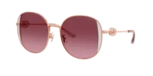 COACH Round Frame Sunglasses - Berry Gradient