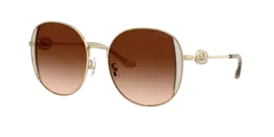 COACH Round Frame Sunglasses - Brown Gradient