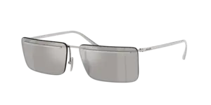 Prada Sunglasses - Light Grey Mirror Silver