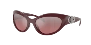 Versace Sunglasses - Pink Mirror Silver Gradient