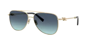 Tiffany & Co. Tiffany & Co. Aviator Sunglasses Azure Gradient Blue