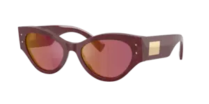 Dolce & Gabbana Sunglasses Dark Violet Mirror Red