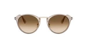 Persol Calligrapher Sunglass Po3166s - Clear Gradient Brown