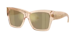Dolce & Gabbana Sunglasses Clear Mirror Real Yellow Gold