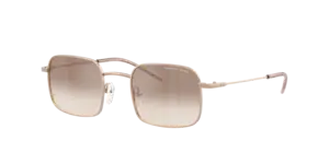 Armani Exchange Sunglasses - Clear Gradient Brown Mirror Silver