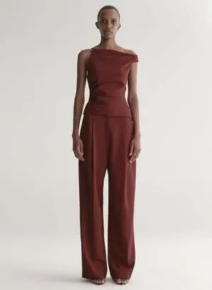 A.L.C. Winston Tailored Pant - Rust