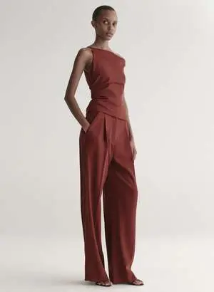 A.L.C. Winston Tailored Pant - Rust