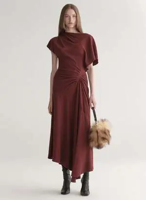A.L.C. Dena Crepe Midi Dress