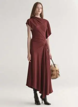 A.L.C. Dena Crepe Midi Dress