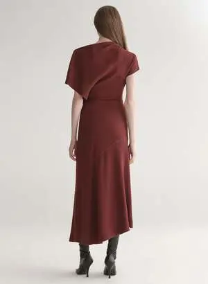 A.L.C. Dena Crepe Midi Dress