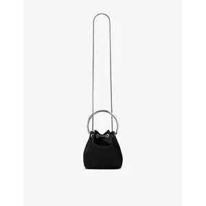 JIMMY CHOO Top-handle Bag With Bracelet Handle - Black/silver