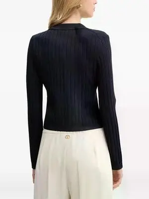 Guess Buttoned Ribbed Cardigan