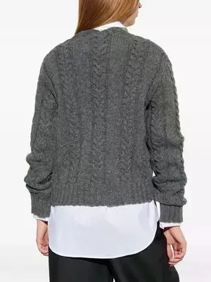 Loewe Cable-knit Keyhole Knitwear