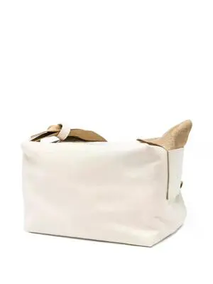 UMA WANG Leather Shoulder Bag - Neutrals