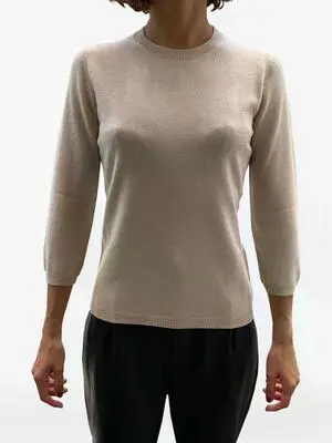 LA ROSE Three Quarter-sleeve Sweater