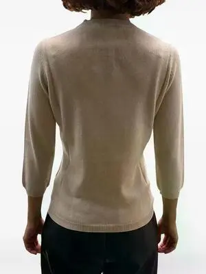 LA ROSE Three Quarter-sleeve Sweater