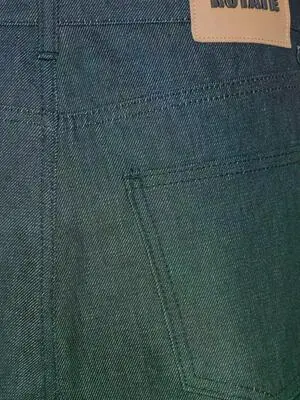 ROTATE BY BIRGER CHRISTENSEN Five-pocket Wide-leg Jeans