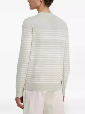Theory Striped Crewneck Sweater