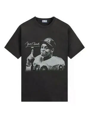 Kith Nfl Jerry Rice Jones Cotton T-shirt - Black