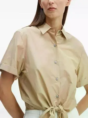 Theory Tie-front Buttoned Shirt
