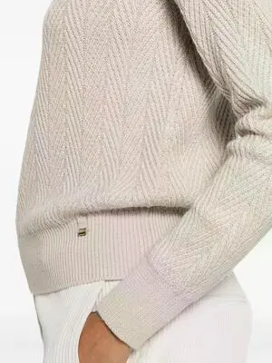 Herno High-neck Textured Sweater