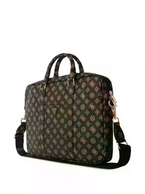 Guess Monogram-patterned Laptop Bag