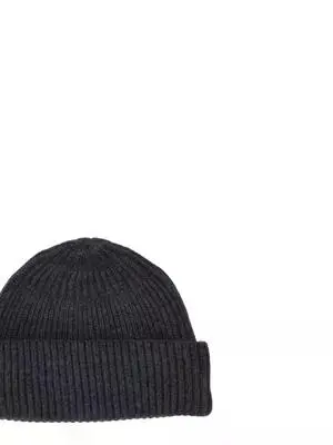 P.a.r.o.s.h Ribbed Beanie Hat - Grey
