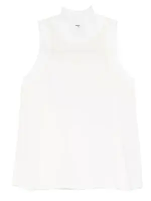 Peserico Sleeveless High-neck Top