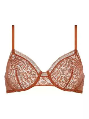 ERES Cerise Full-cup Lace Bra - Brown
