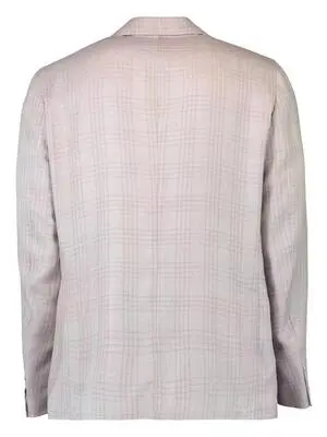 Eleventy Single-breasted Checked Blazer