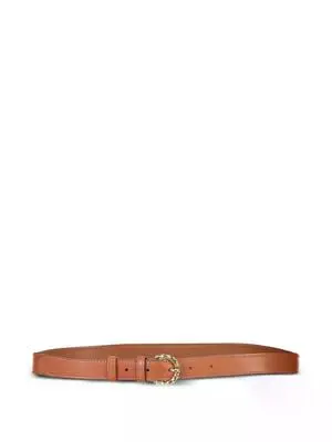 Ulla Johnson Gia Twist-buckle Leather Belt - Orange