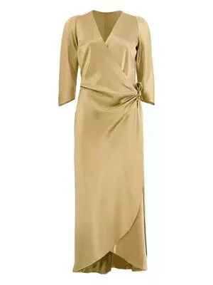 PETER COHEN Tie-front Wrap Dress