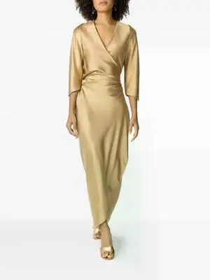 PETER COHEN Tie-front Wrap Dress