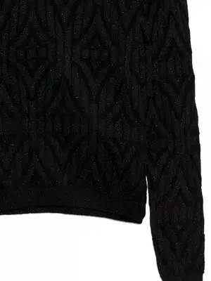 AKEP Cut-out High-neck Sweater